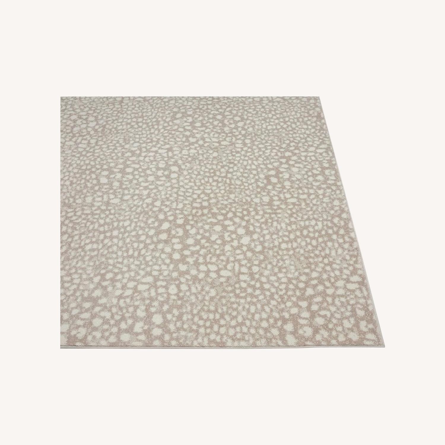 Beige Cheetah Print Area Rug - AptDeco