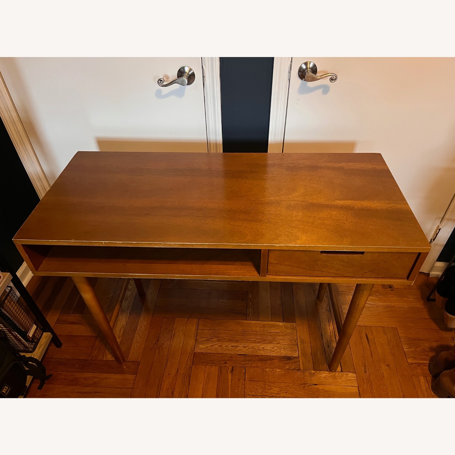 Blu Dot Solid Wood Modern Desk - AptDeco