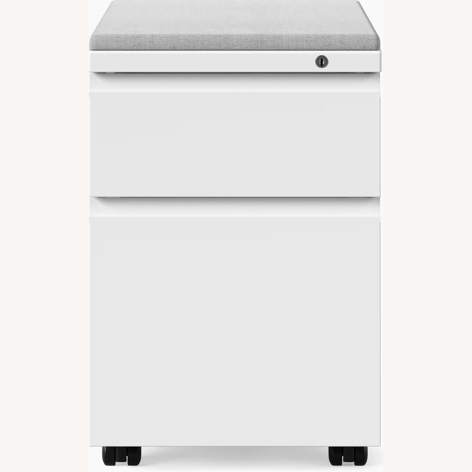 Vintage Herman Miller Upholstered Filing Cabinet - AptDeco