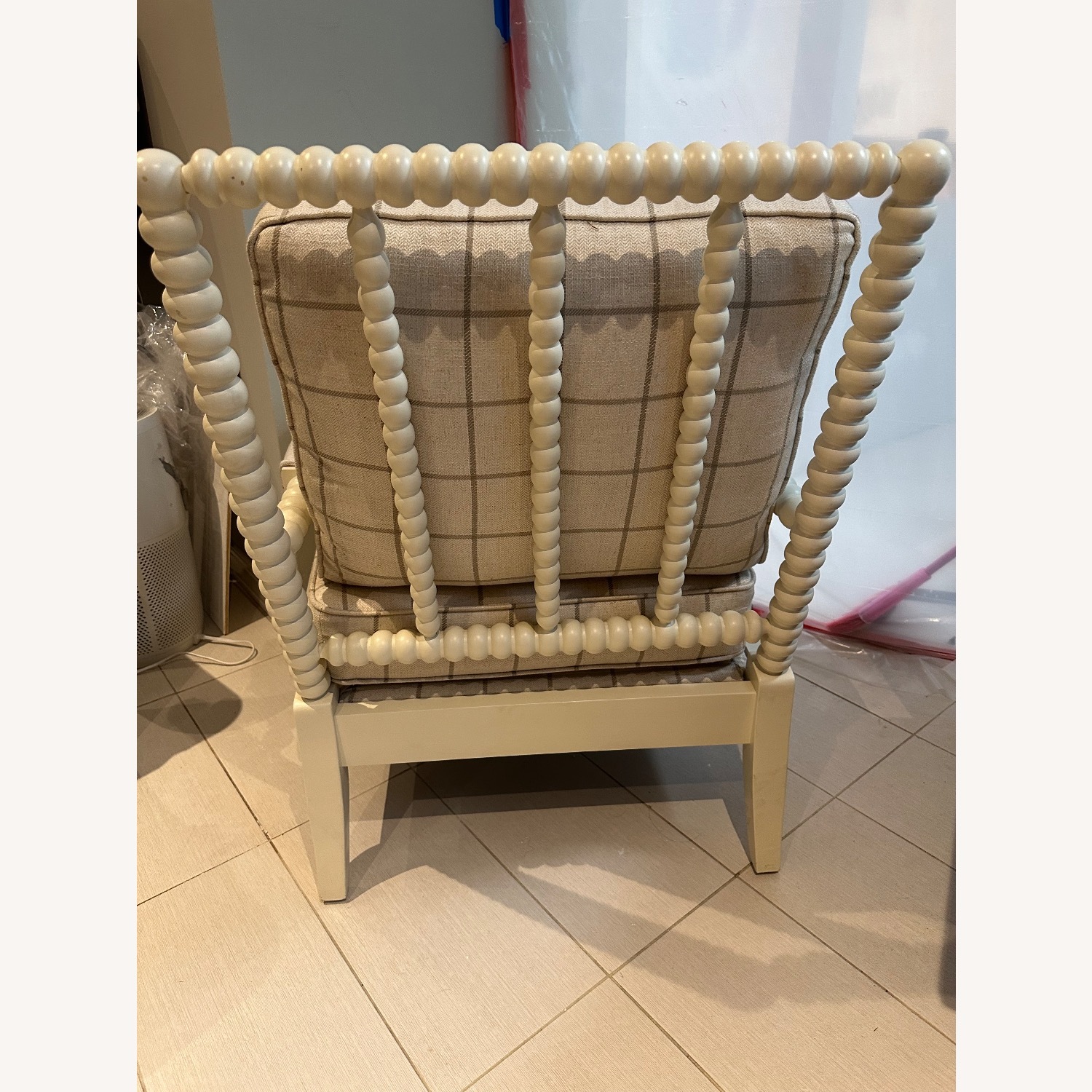 Klaussner Bobbin Spindle Accent Chair - AptDeco