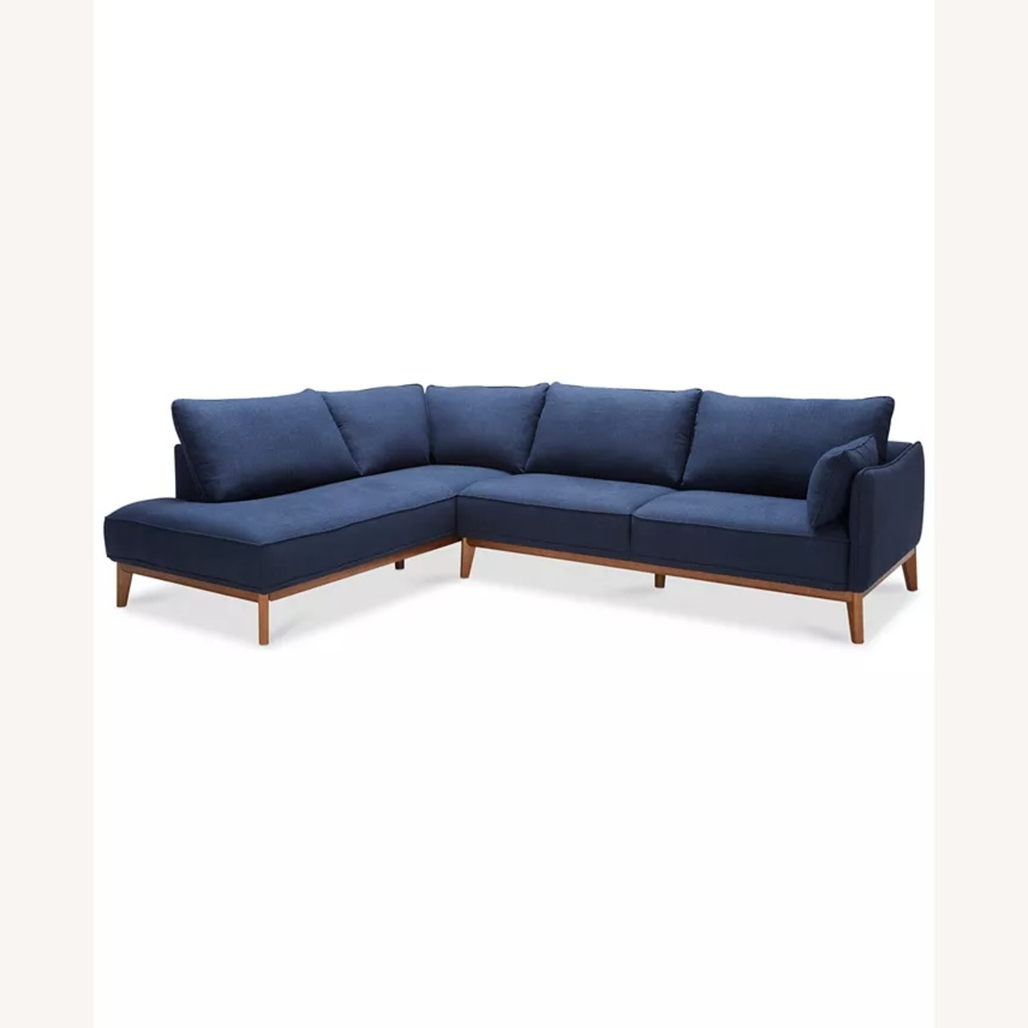 Jolene Midnight Blue Sectional - AptDeco
