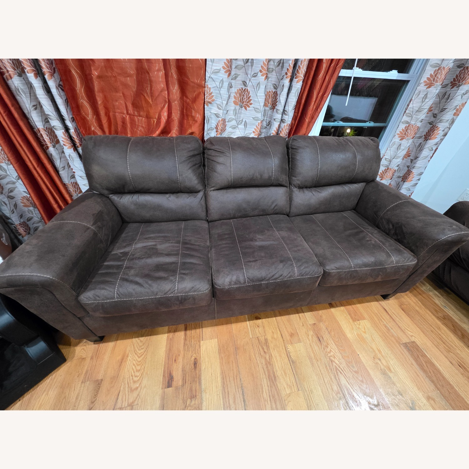 Ashley Furniture Navi Brown Sofa - AptDeco