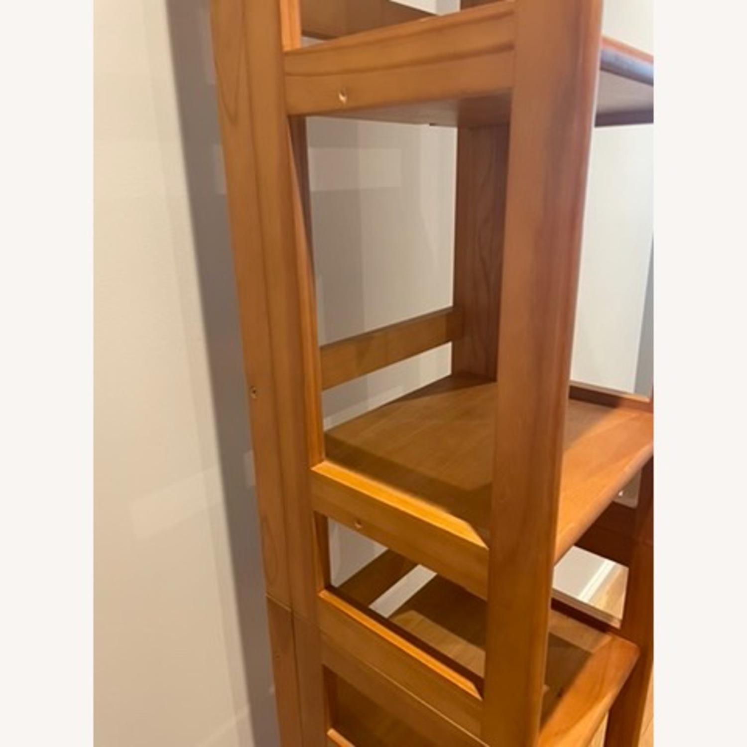 Solid Wood Narrow Folding Bookshelves - AptDeco