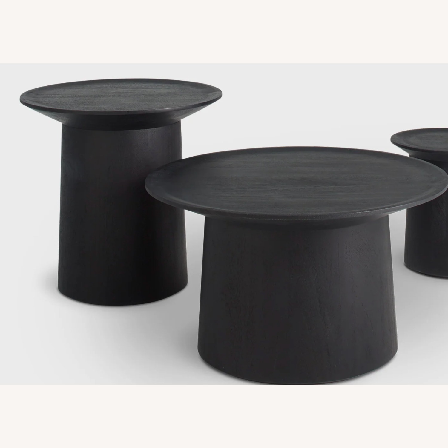 Blue Dot 2-Piece Wood Coffee & Side Table Set - AptDeco