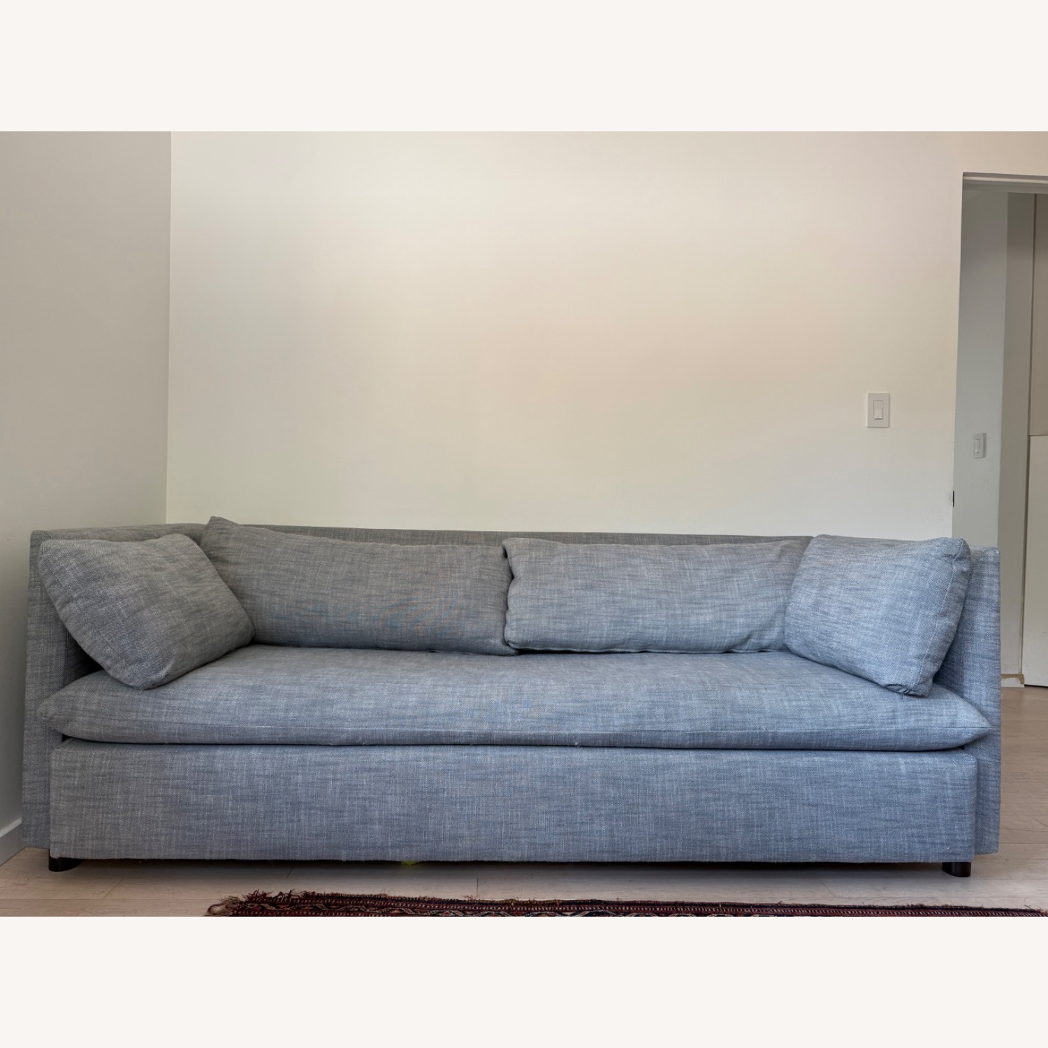 West Elm Shelter Sleeper Sofa - Queen - Graphite - AptDeco
