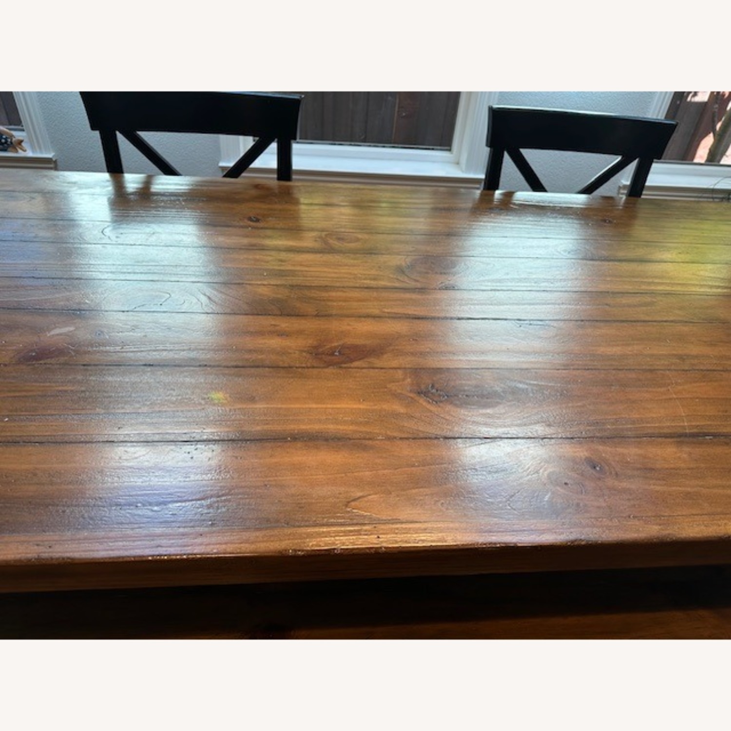 Pottery Barn Farmhouse Dining Set - AptDeco