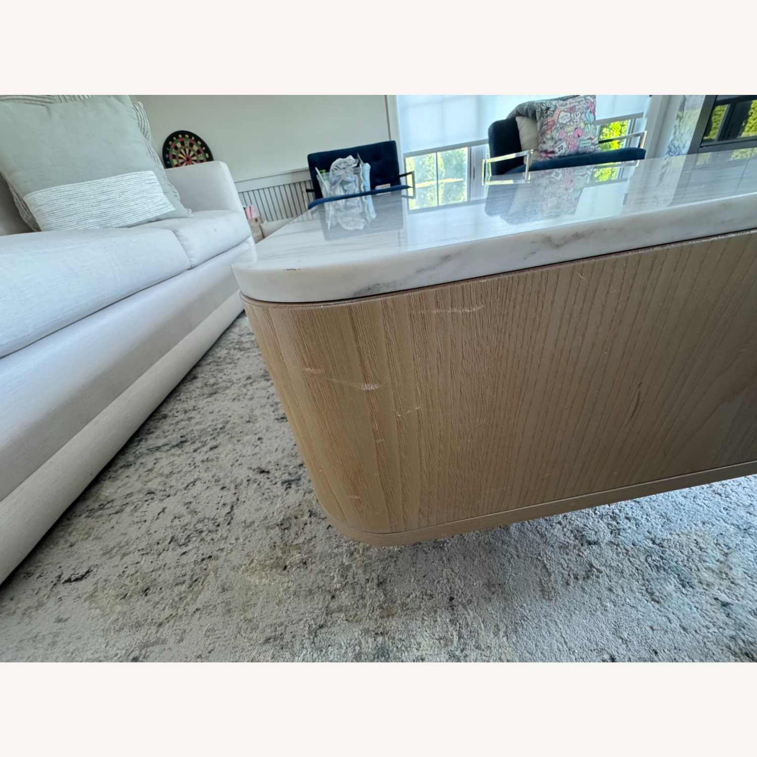 West Elm Panorama Coffee Table with Storage - AptDeco