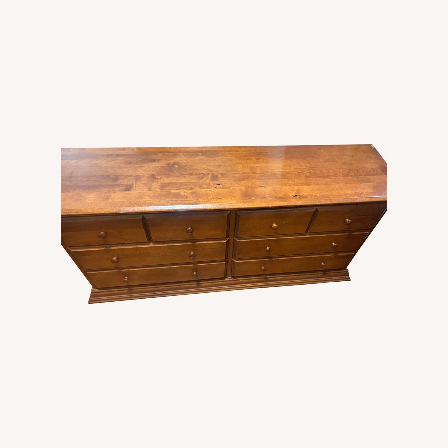 Matching Wooden Floor Chest Dresser - AptDeco
