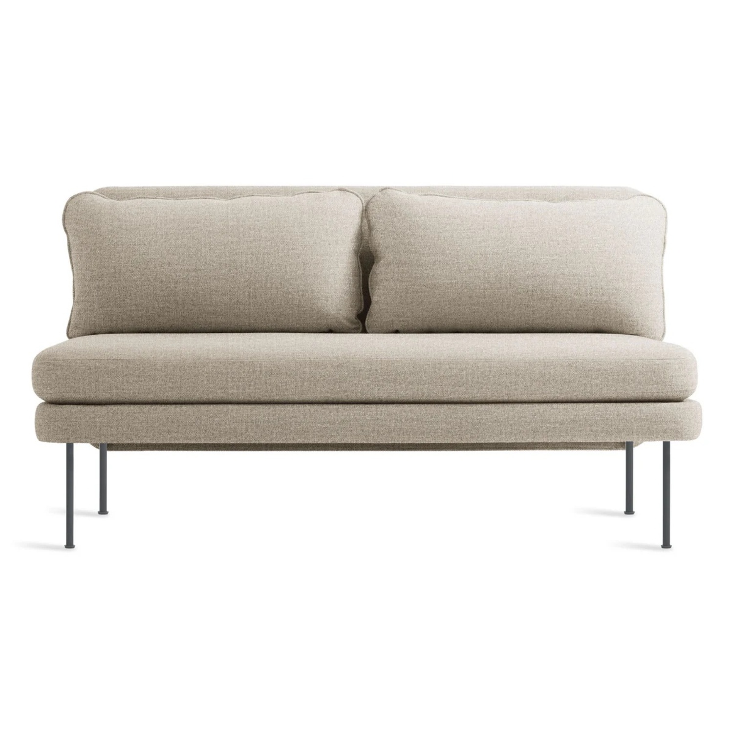 Blu Dot Bloke 60" Armless Sofa - AptDeco