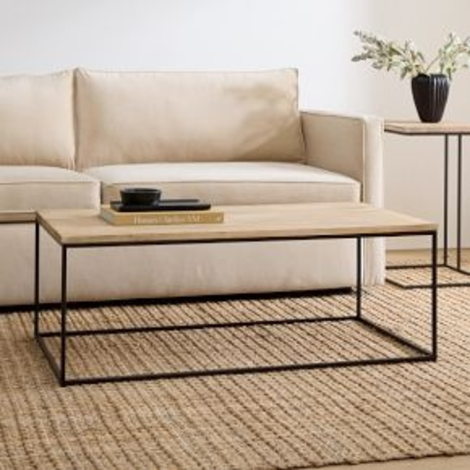 West Elm Mango Wood Coffee Tablenull