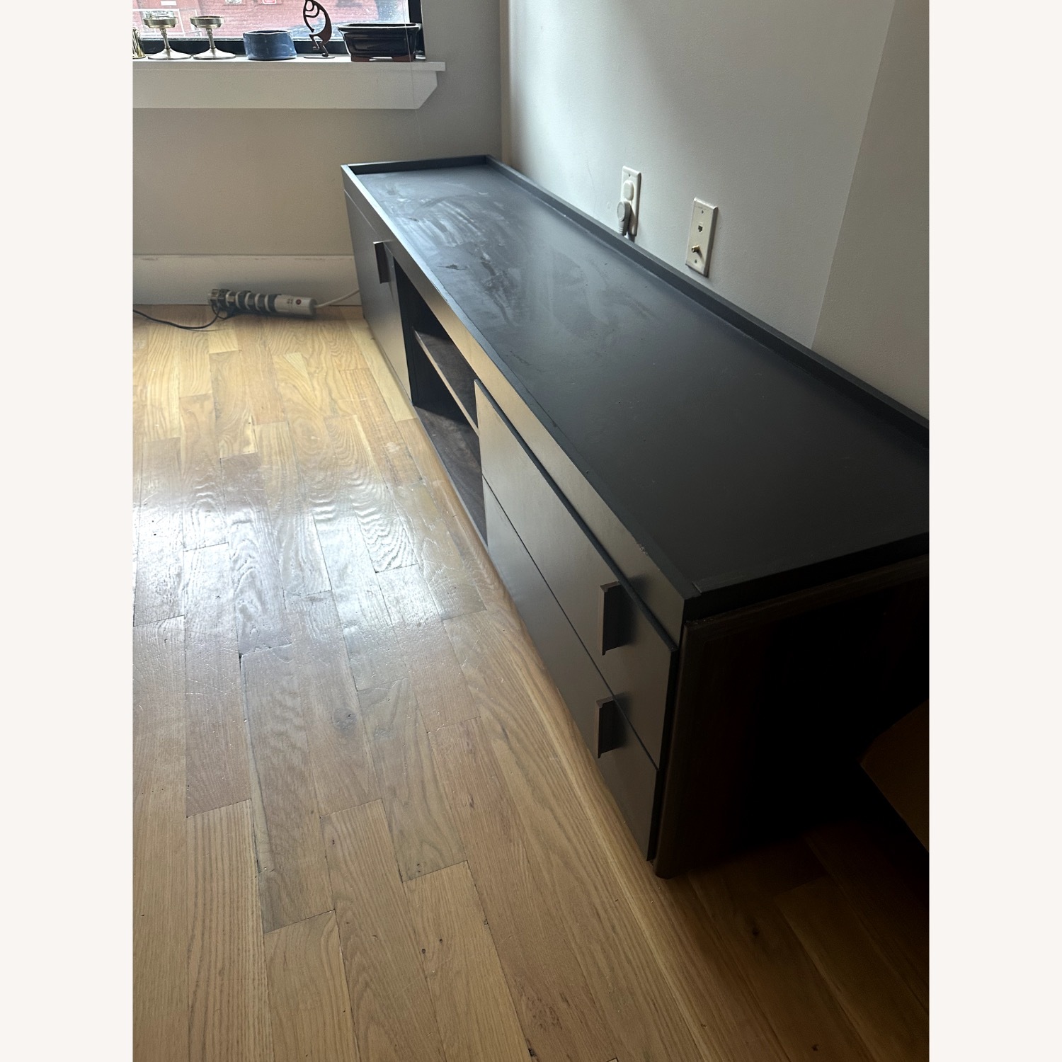 Short TV Stand with Storage and Drawers - AptDeco