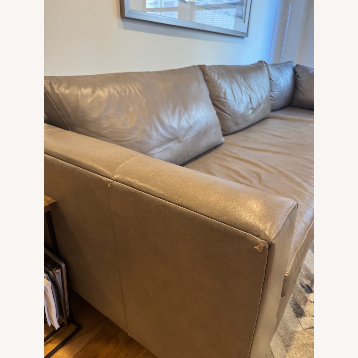 Allmodern Gray Jones 2-piece Chaise Sectional - AptDeco