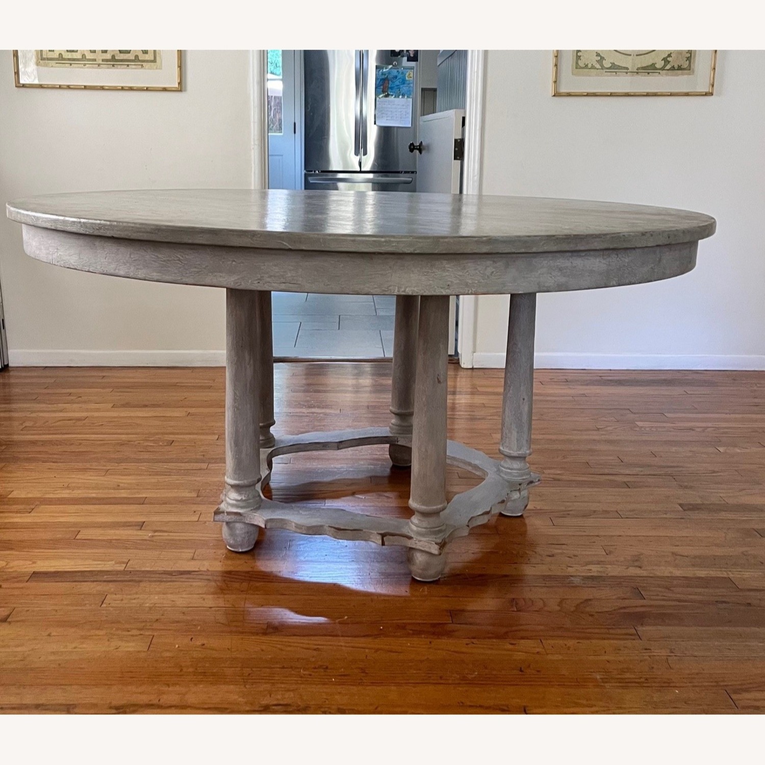 Moorish Round Solid Wood Dining Table - AptDeco