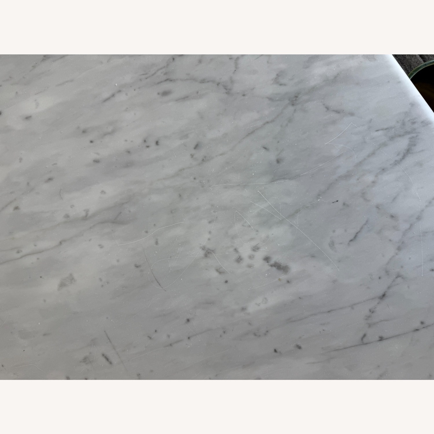 RH Thaddeus Marble Coffee Table - AptDeco