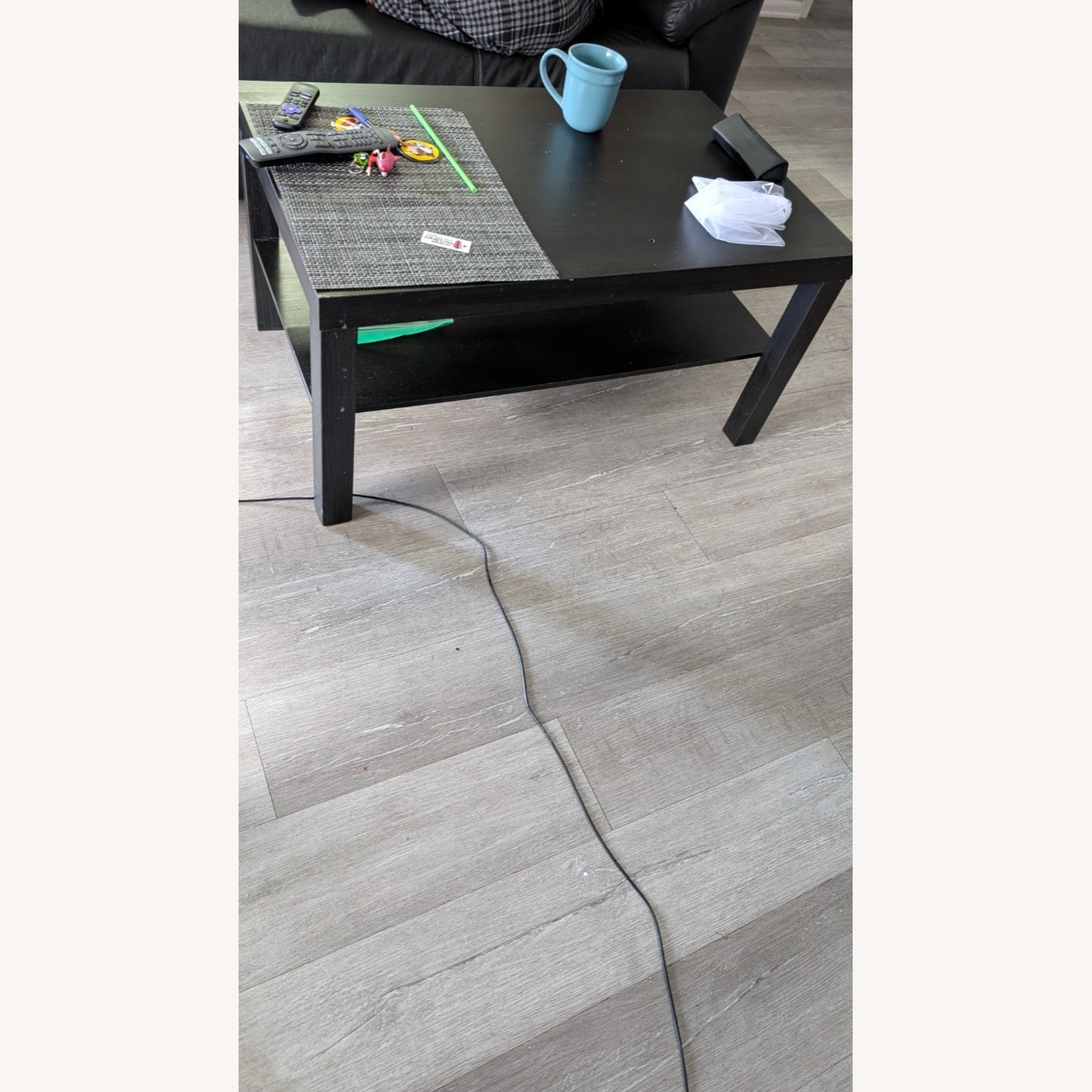 IKEA Lack Black Coffee Table and 3 End Tables - AptDeco