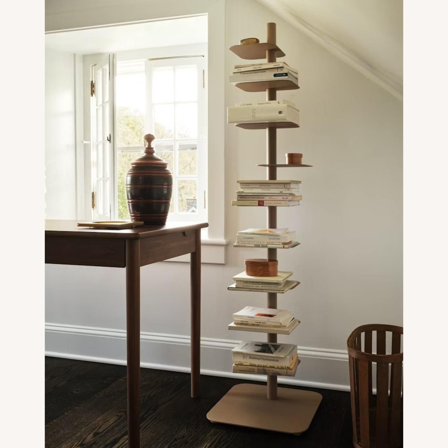 Design Within Reach Story Bookcase Orange Bookcase - AptDeco