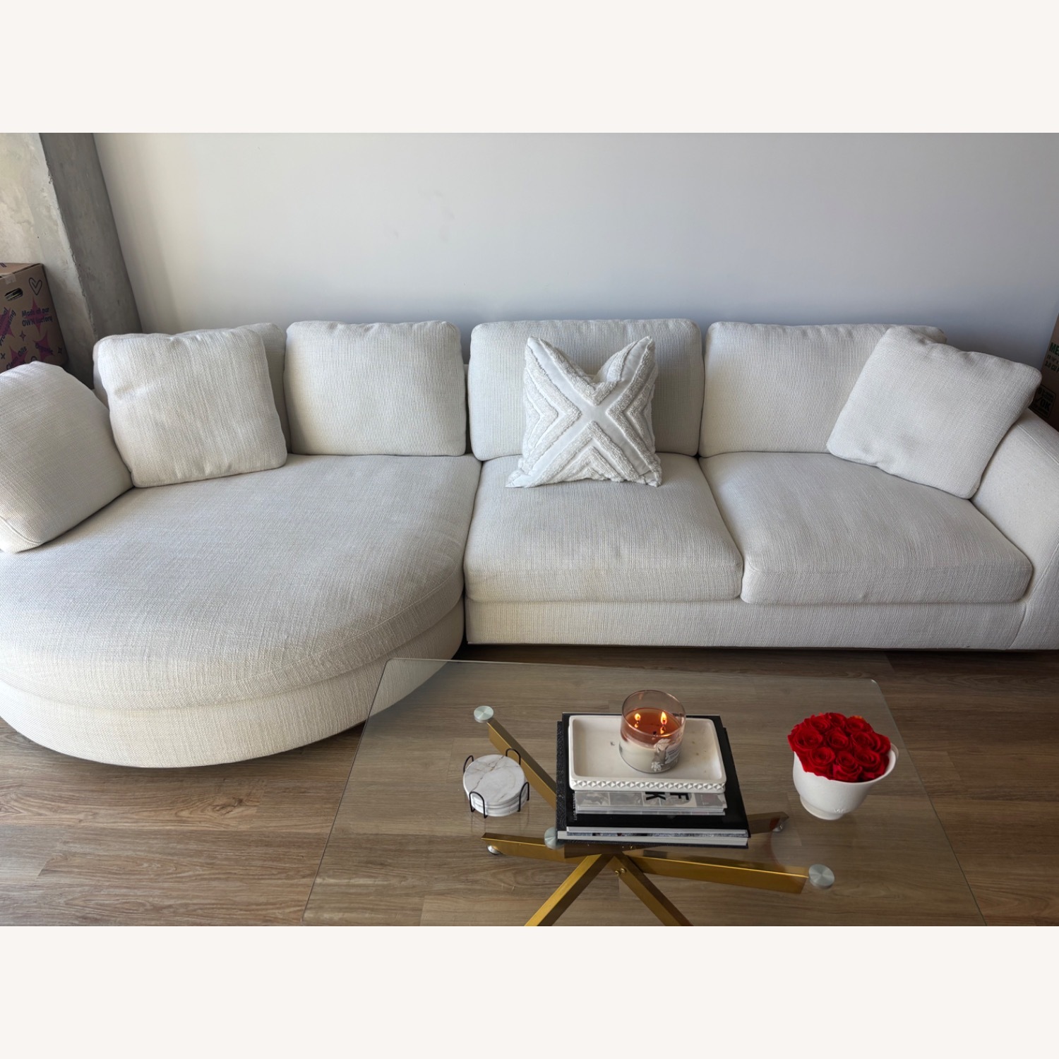 Castlery Hamilton Round Chaise Sectional - AptDeco