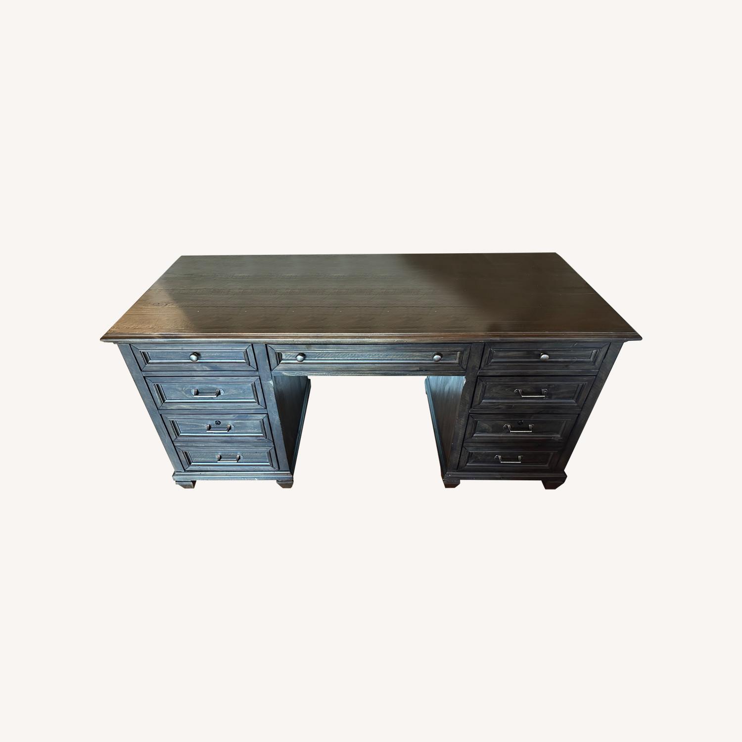Birch Lane Kerey Light Gray Desk - AptDeco