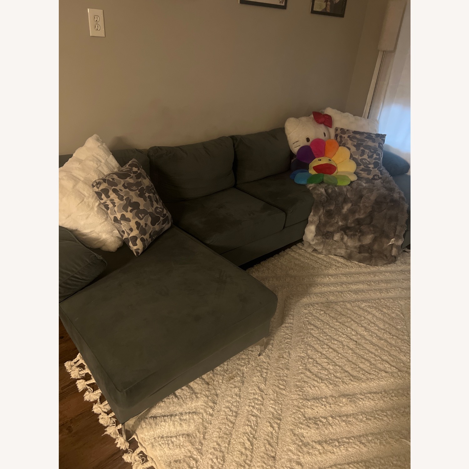 Light Gray 3+ Piece Sectional - AptDeco