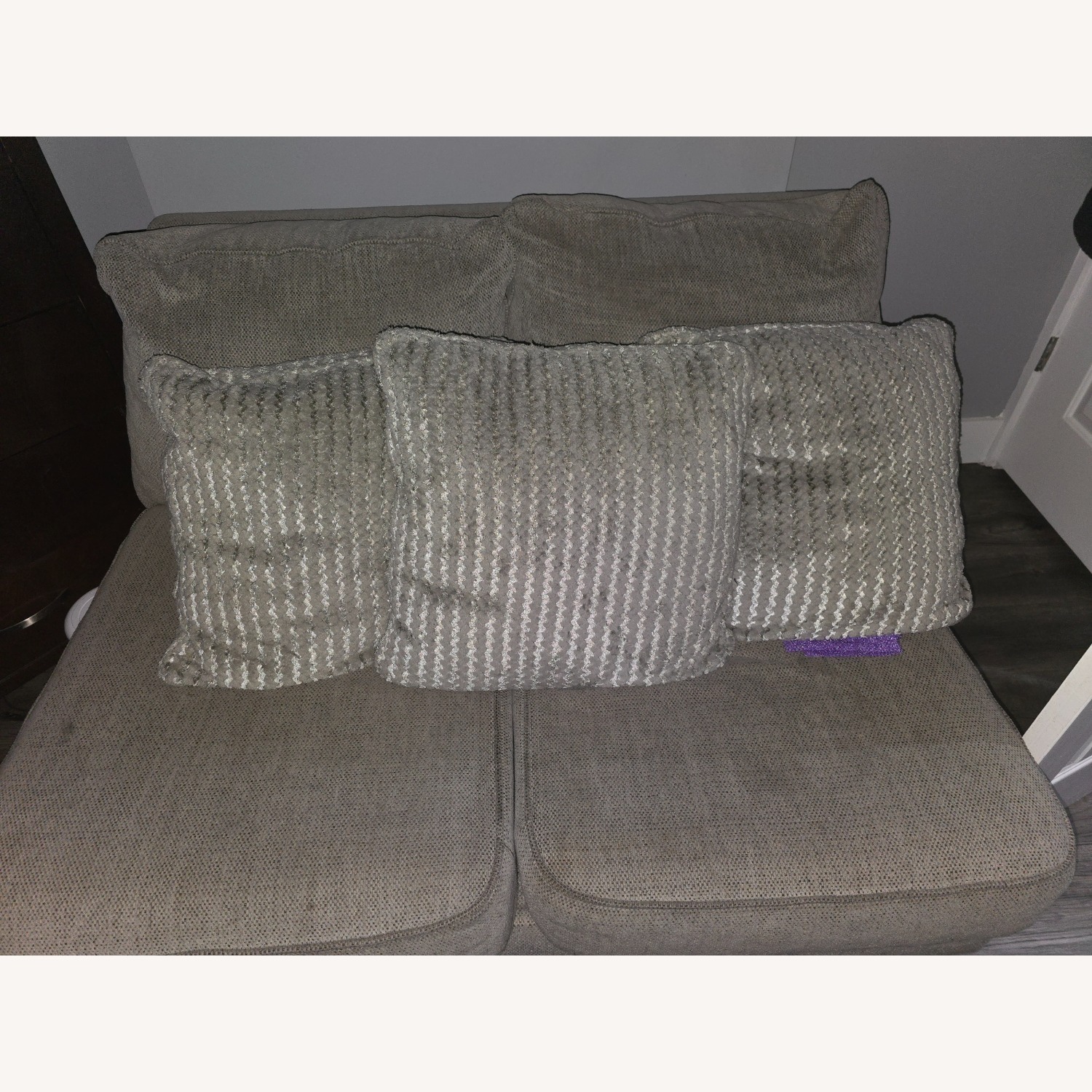 Beige Partial Sectional - AptDeco