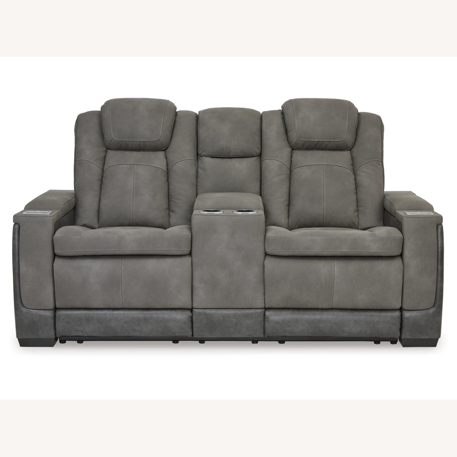 Ashley Furniture Light Gray Loveseat - AptDeco