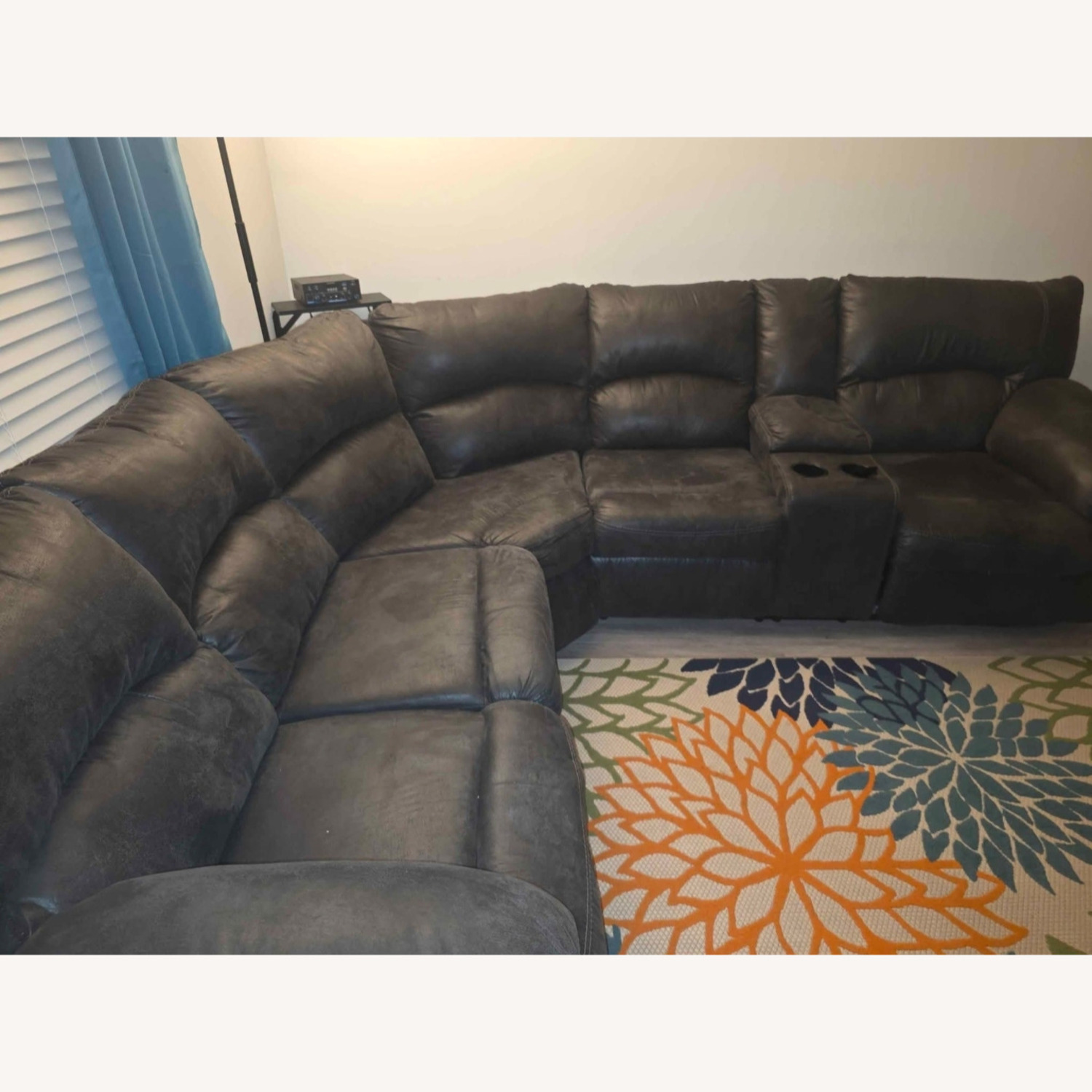 Tambo 2 Piece Manual Recline Sectional - AptDeco