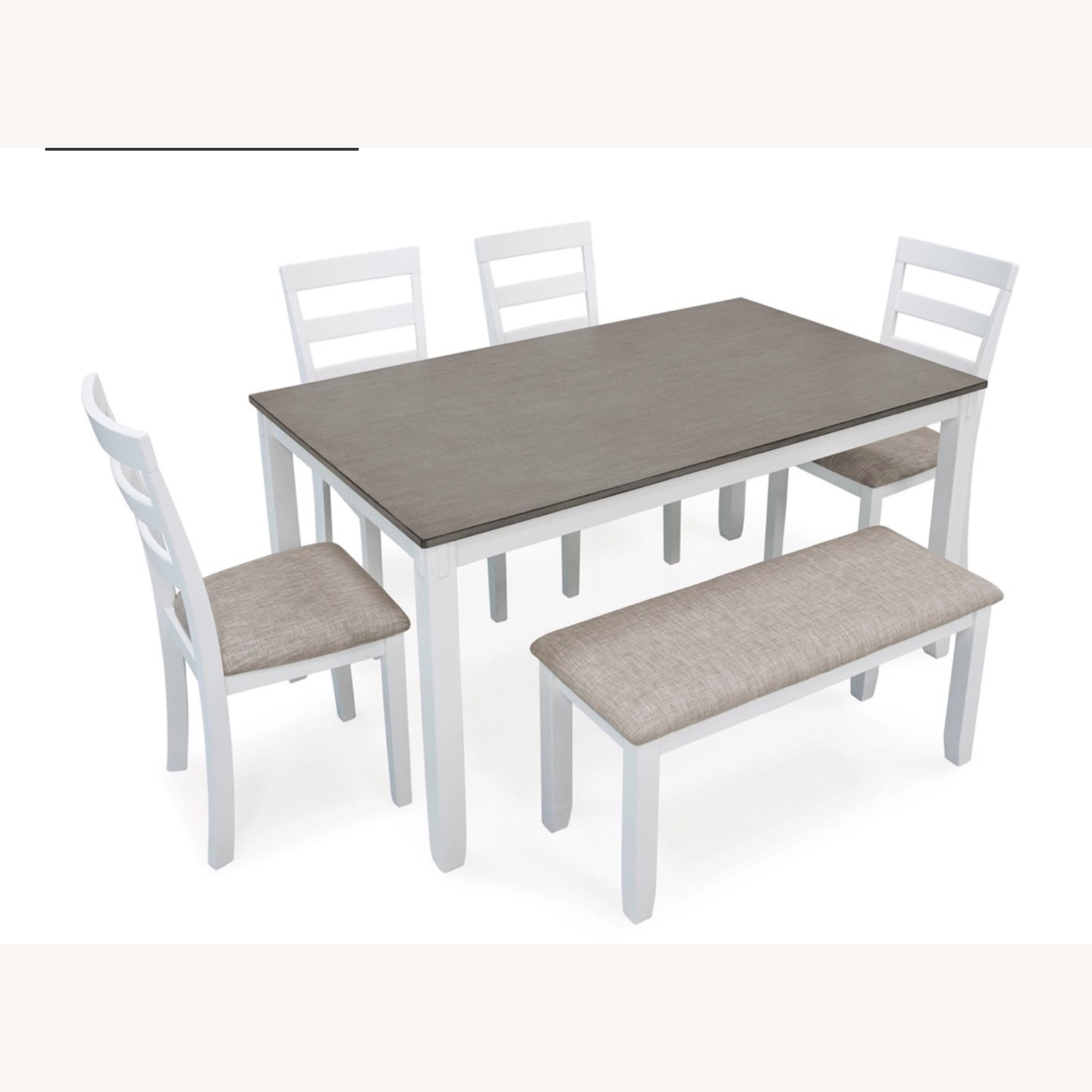 Stonehollow White Dining Sets - AptDeco