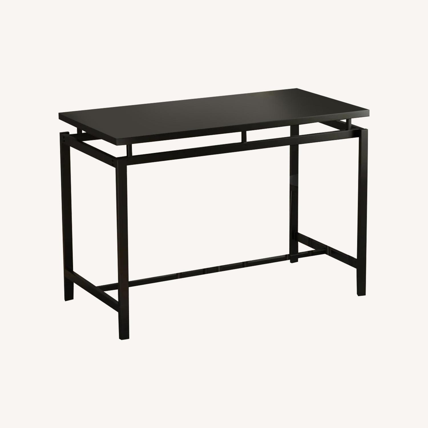 Wayfair Latitude Run® Black Dining Table - AptDeco
