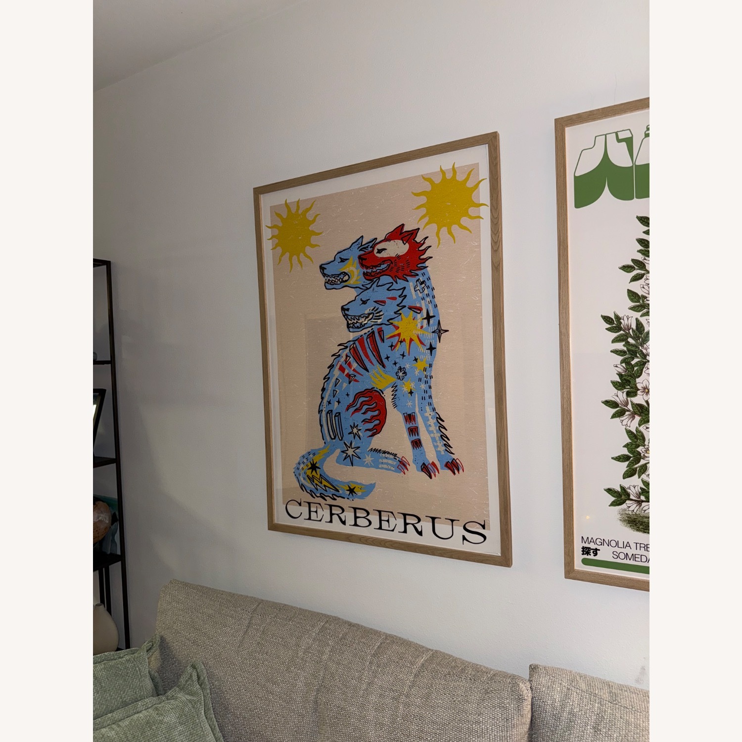 Cerberus Wood Wall Art - AptDeco