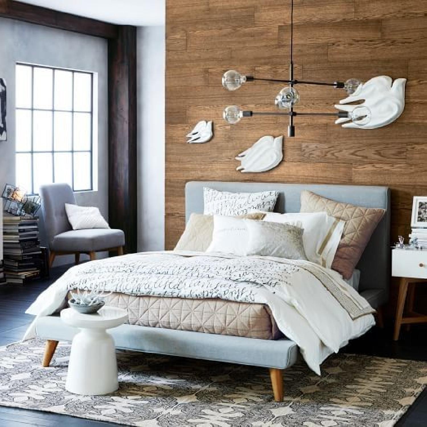 West elm mod upholstered platform bed store
