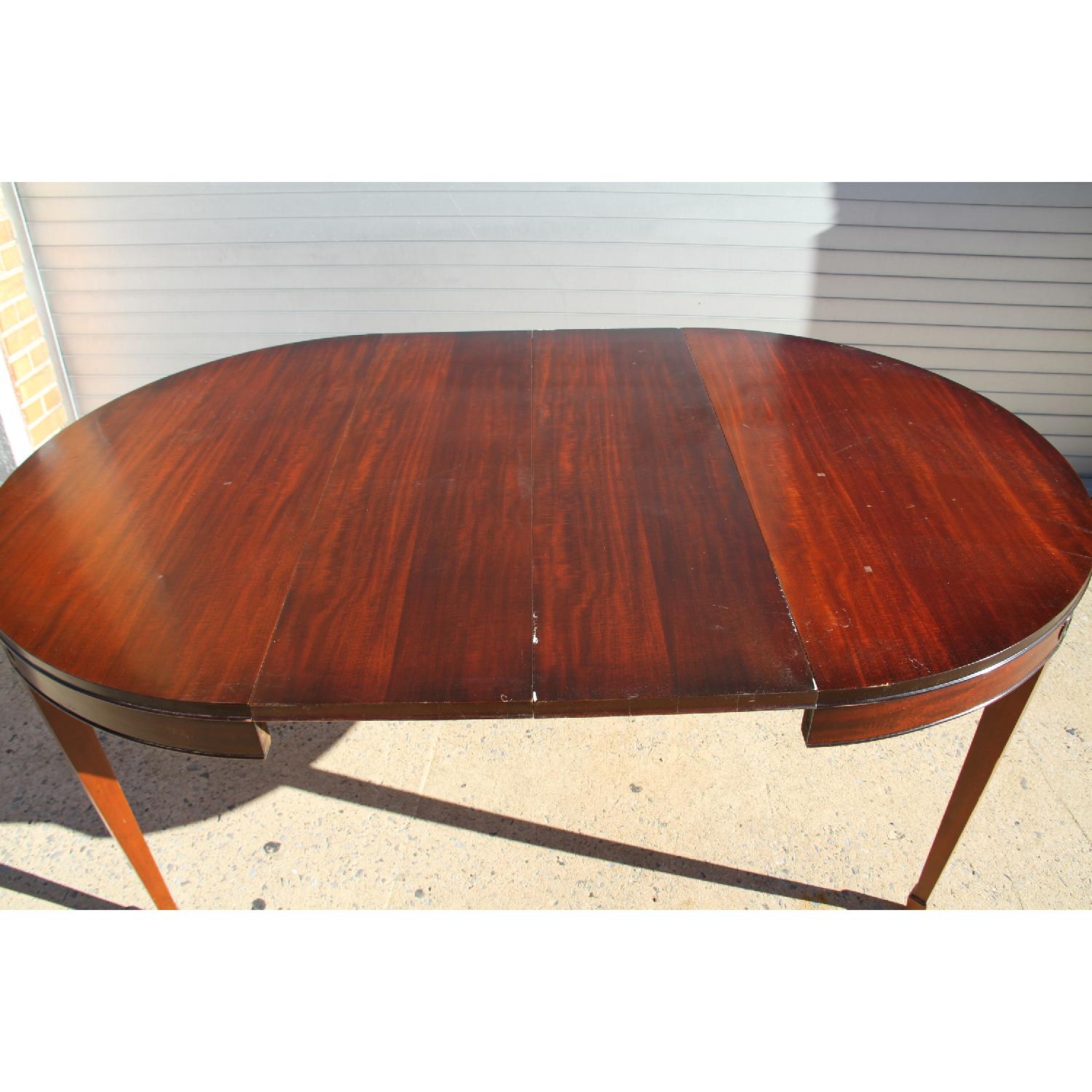 Vintage Dining Table w/ Two Extension Leaves - AptDeco