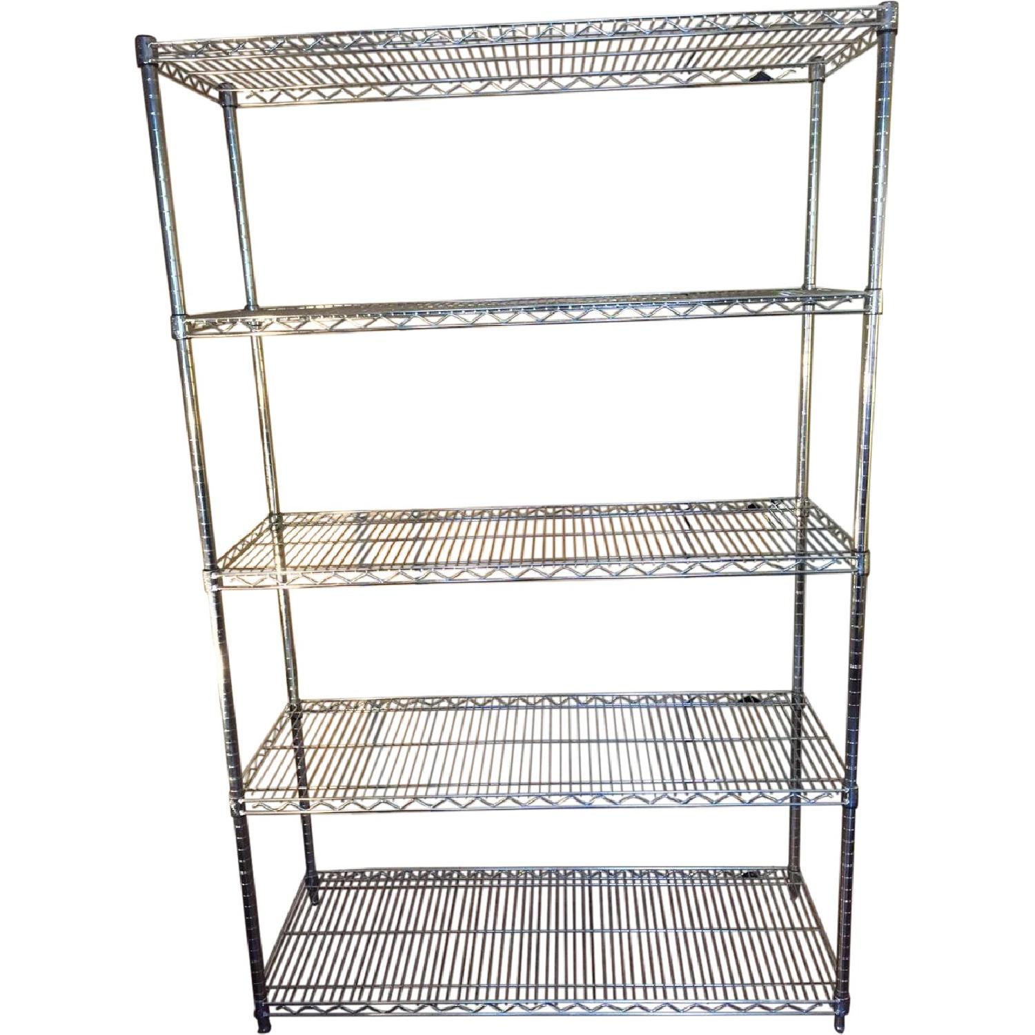 Metal Metro Shelves - AptDeco
