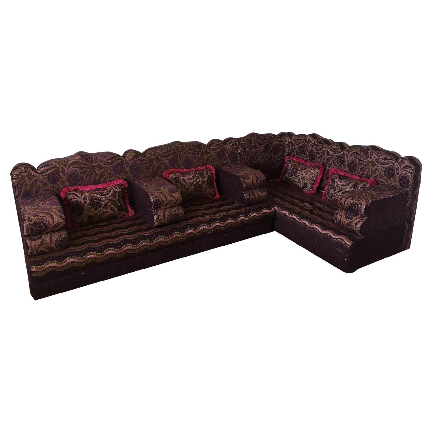 Middle Eastern Sectional Couch - AptDeco