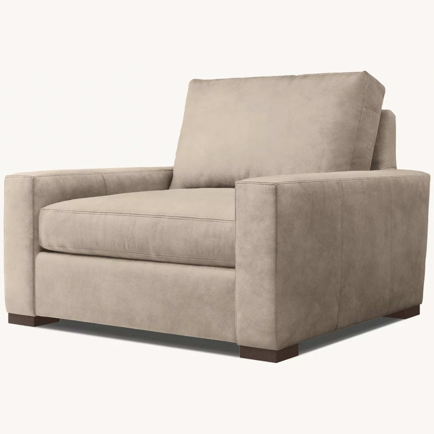 Restoration Hardware Maxwell Luxe Smoke Chair - AptDeco