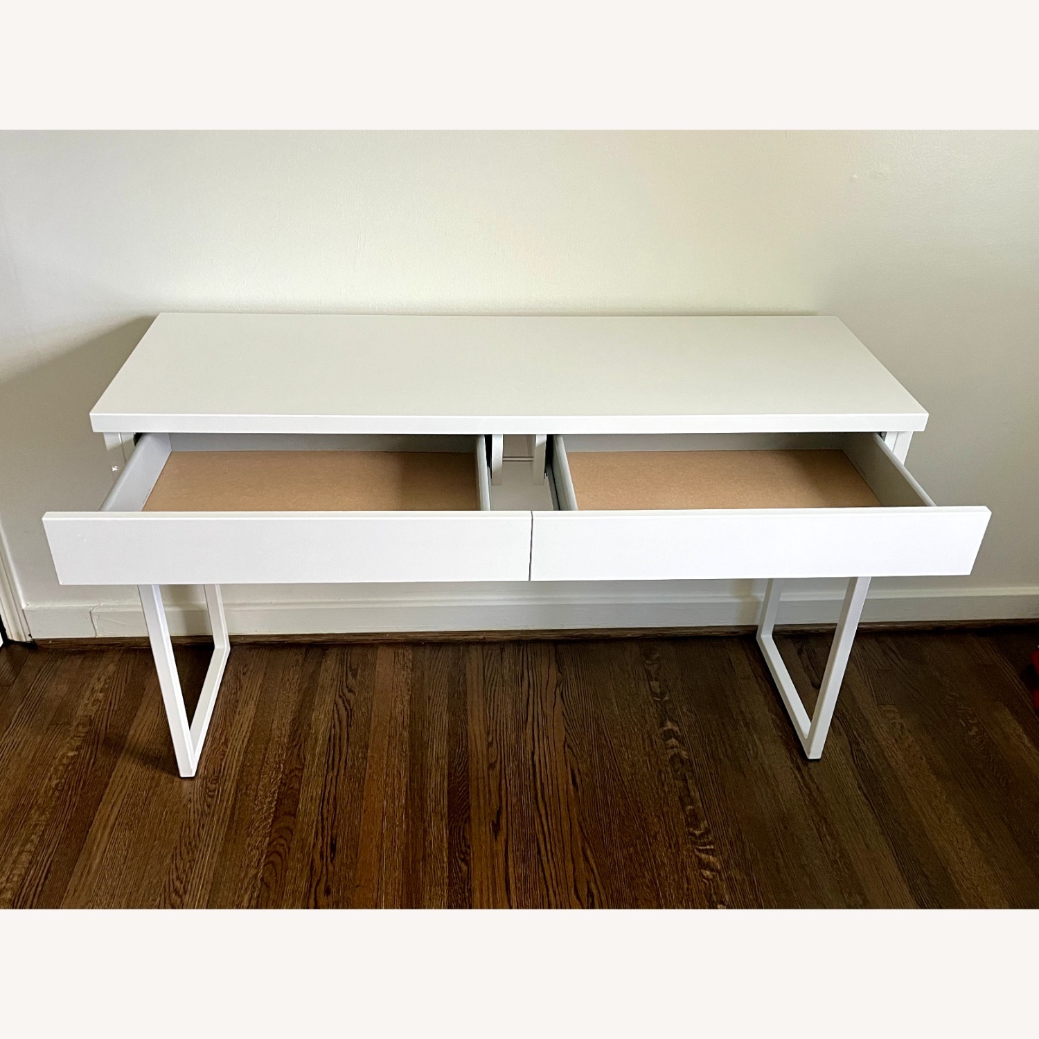 IKEA Besta Burs White Desk - AptDeco