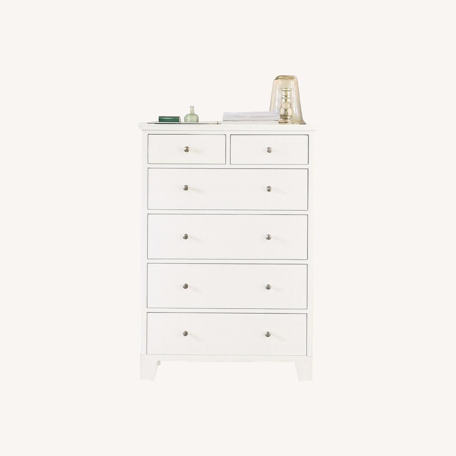 Pottery Barn Valencia White Wood Dressers - AptDeco