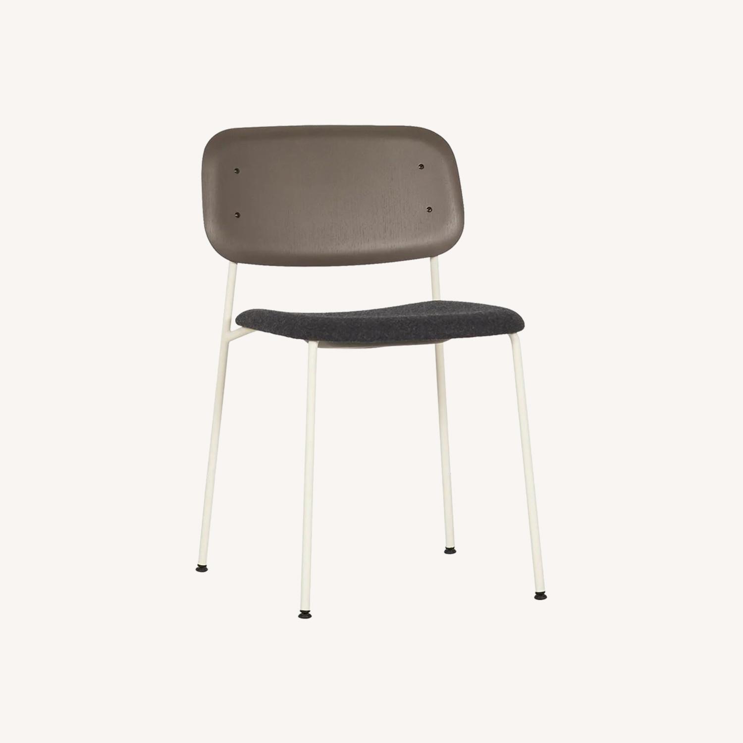 Hay Soft Edge 10 Dark Gray Stackable Chair (6) - AptDeco