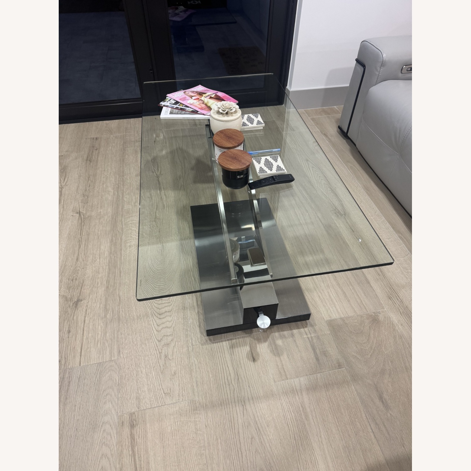Scan Design Furniture Transparent Coffee Table - AptDeco