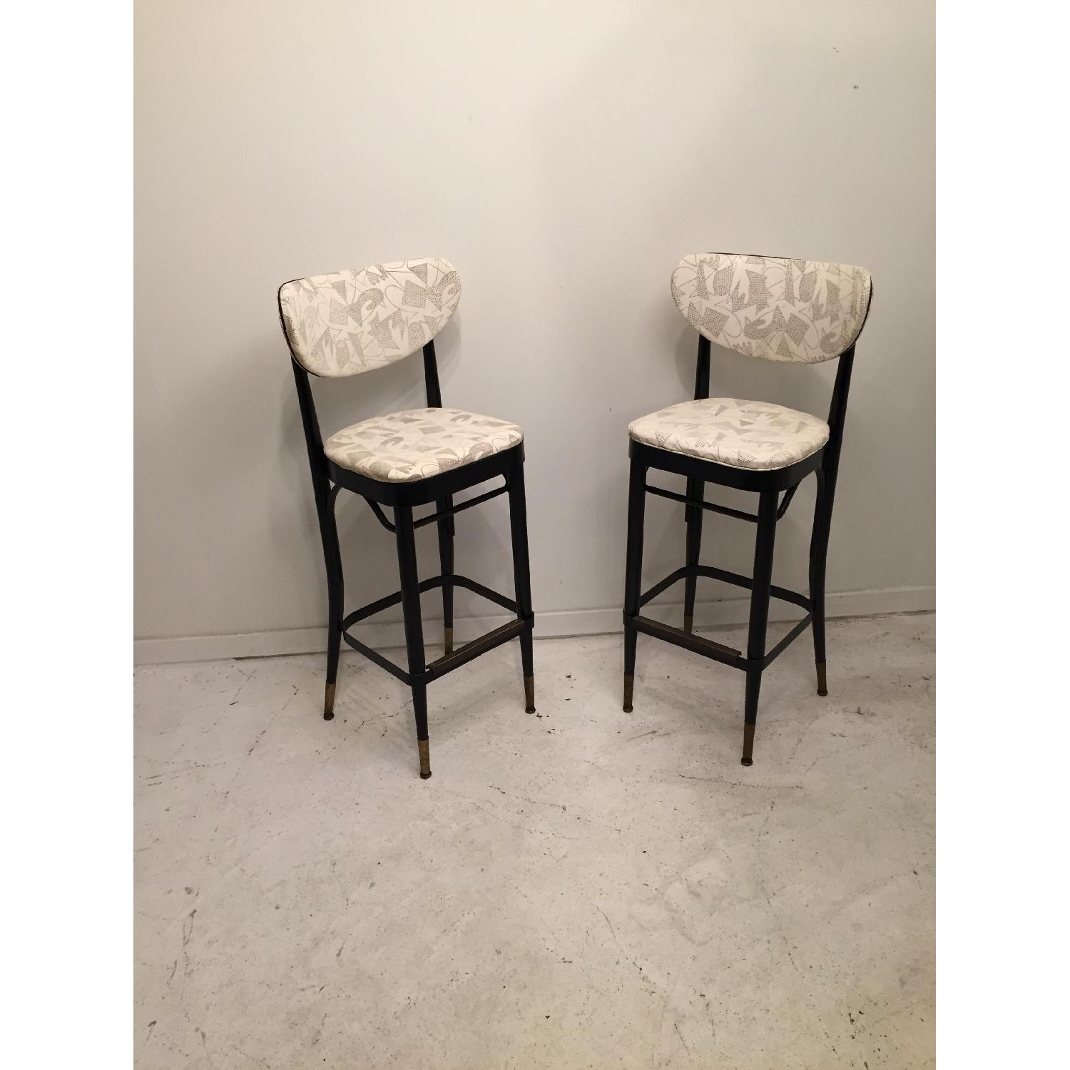 Mid Century Modern Tubular Steel Bar Stool - AptDeco