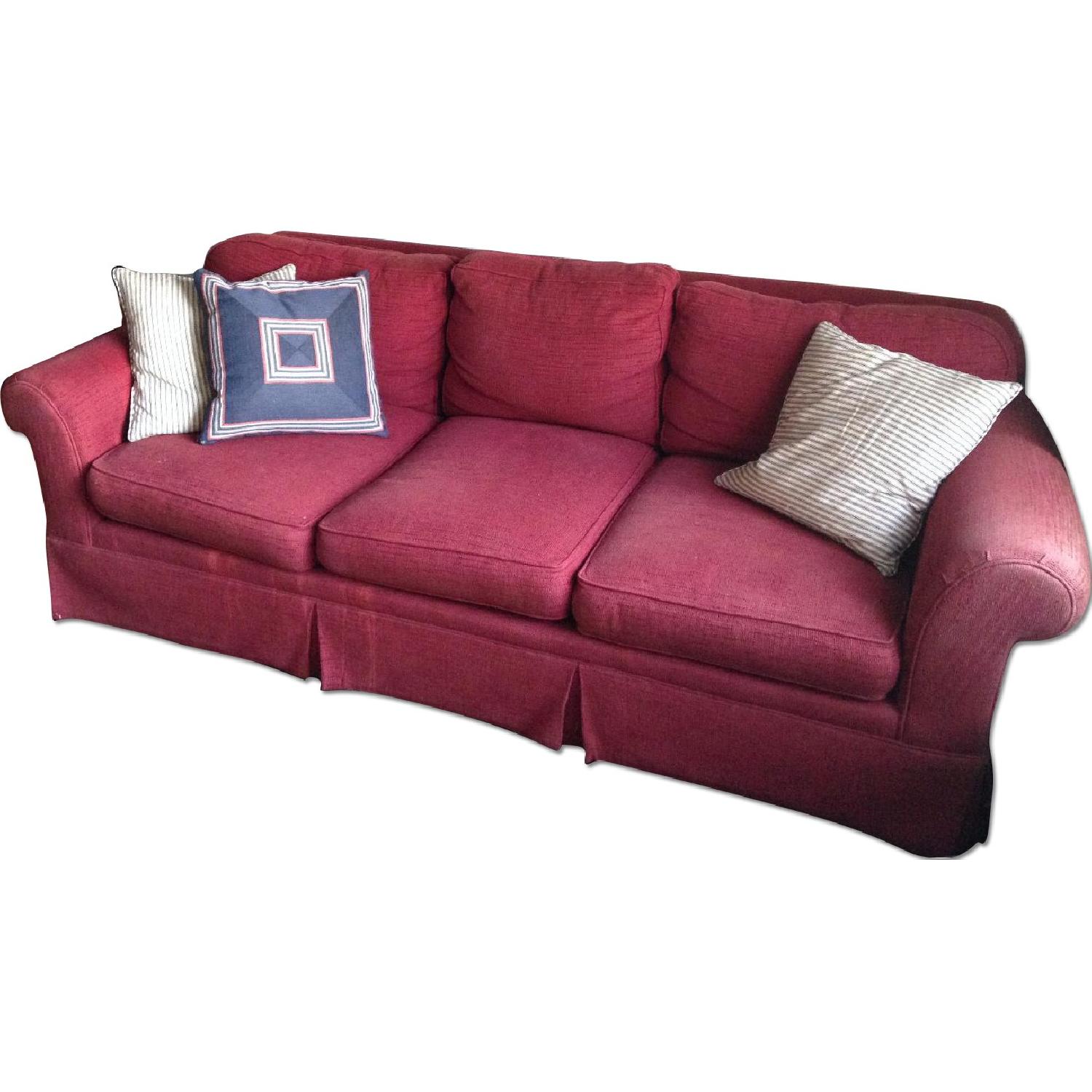 Pottery Barn Three-Seater Couch - AptDeco