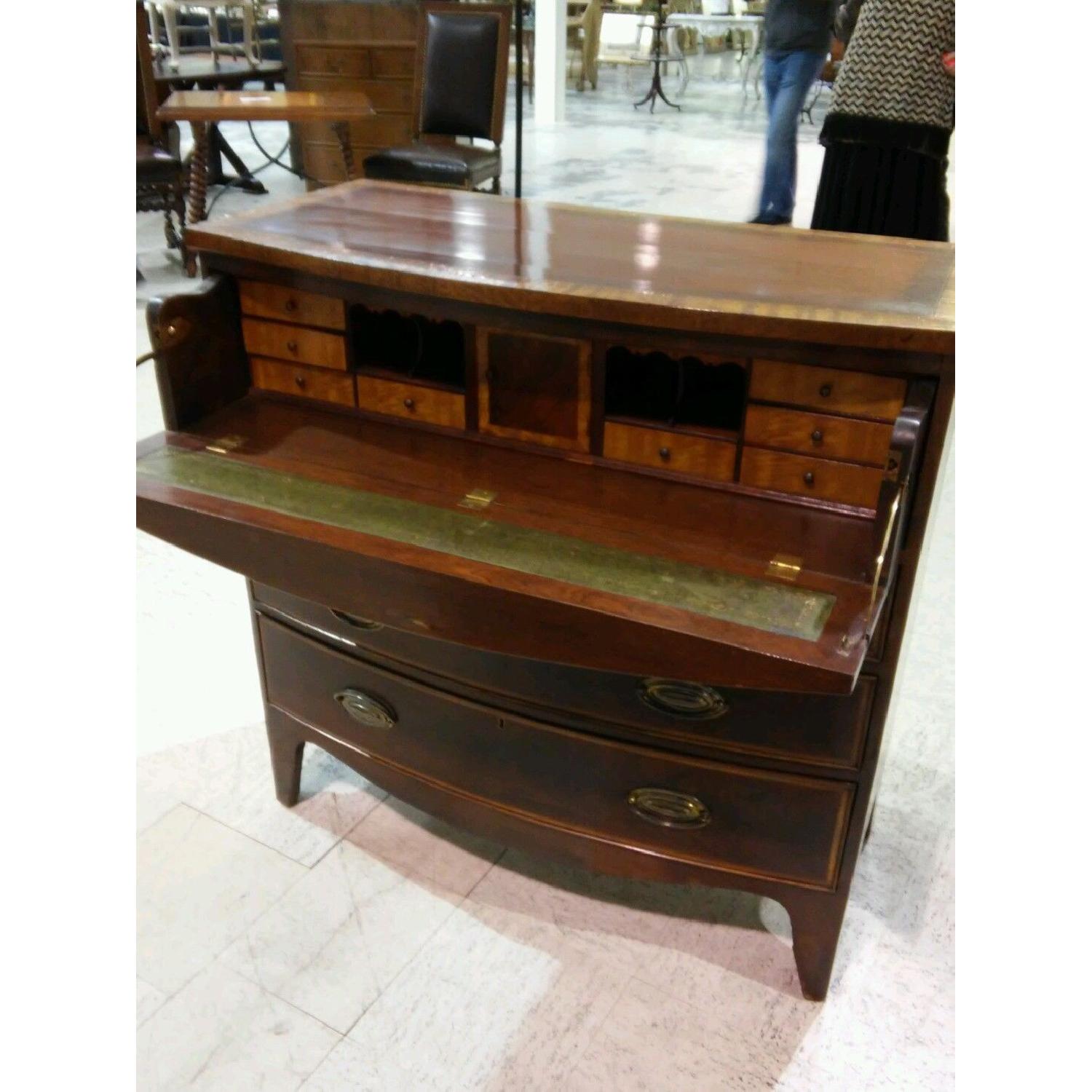 Antique English Secretary Chest - AptDeco