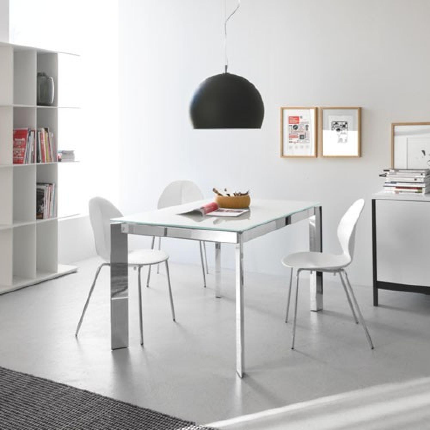 Calligaris Baron Extension Table with Metal Base - AptDeco