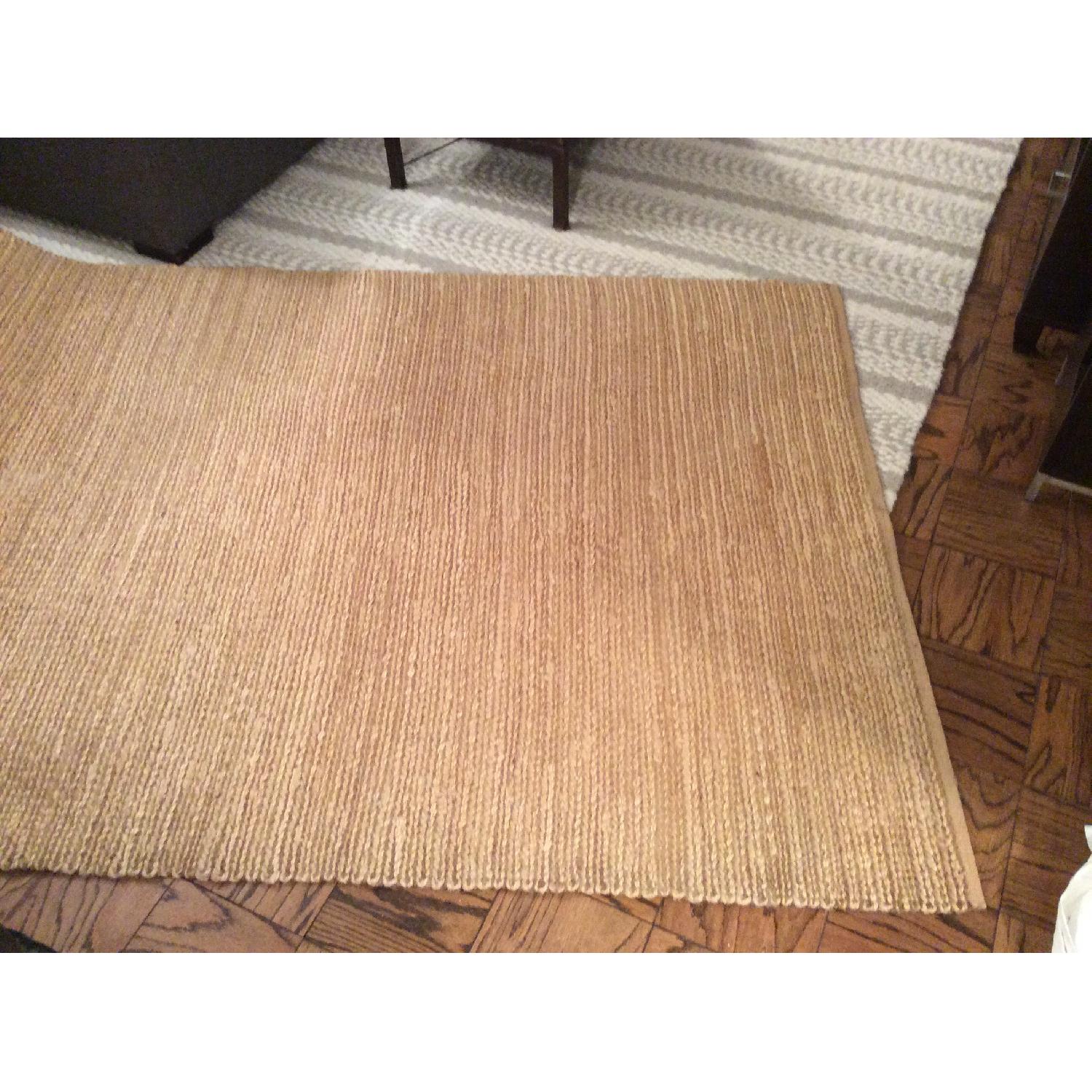 Pottery Barn Chenille Jute Area Rug - AptDeco