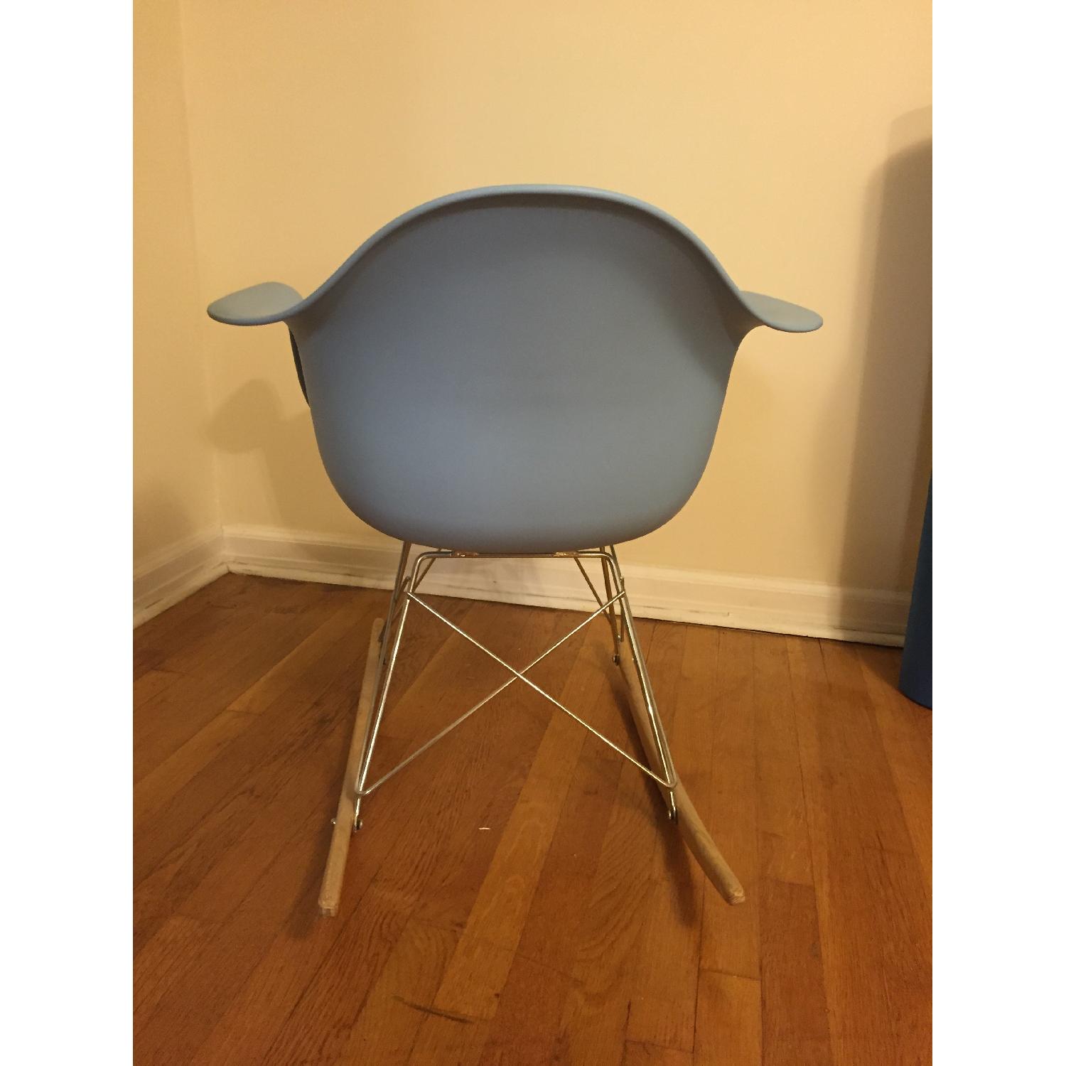 Eames Style Mid-Century Modern Rocking Chair - AptDeco