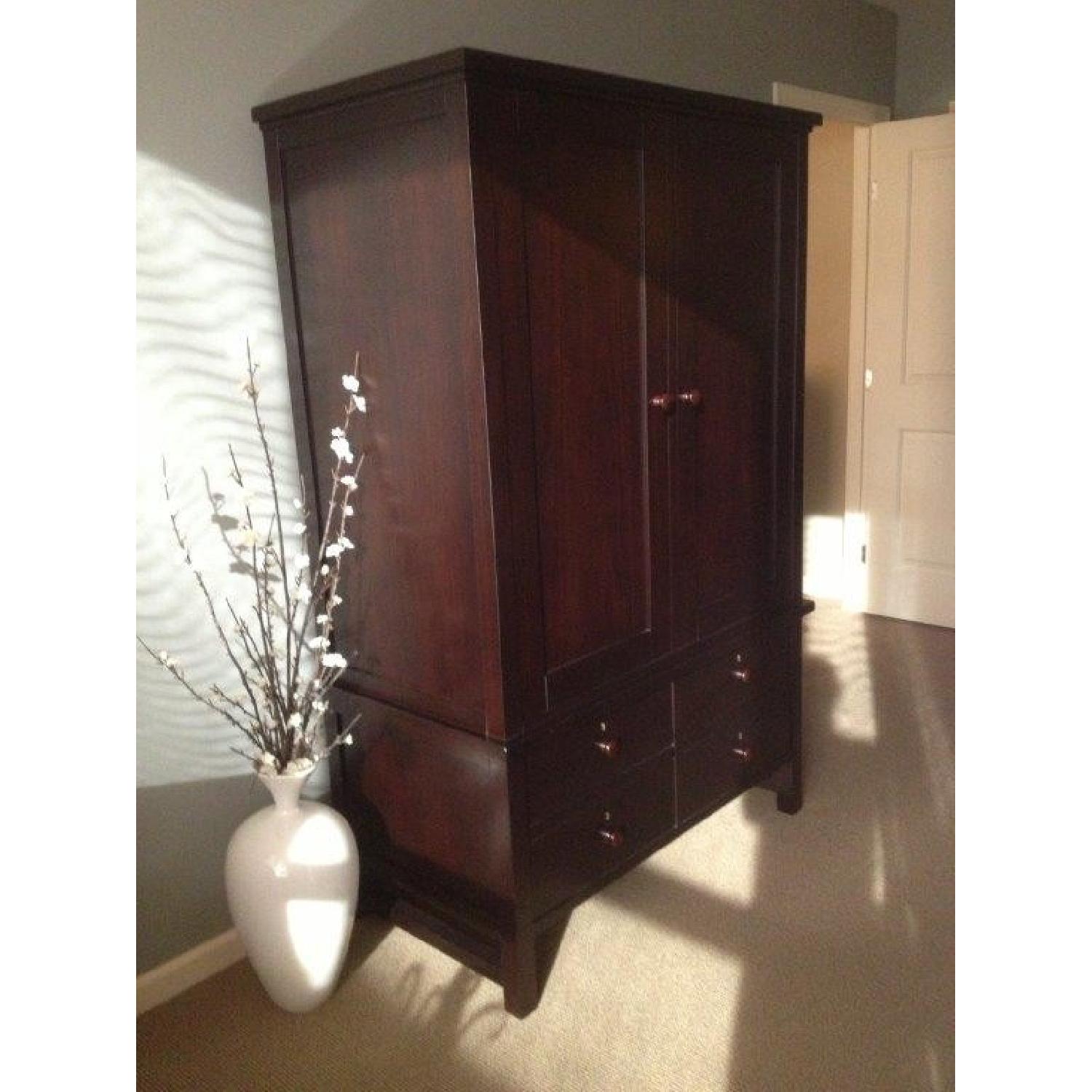 Pottery Barn Farmhouse Collection Armoire - AptDeco
