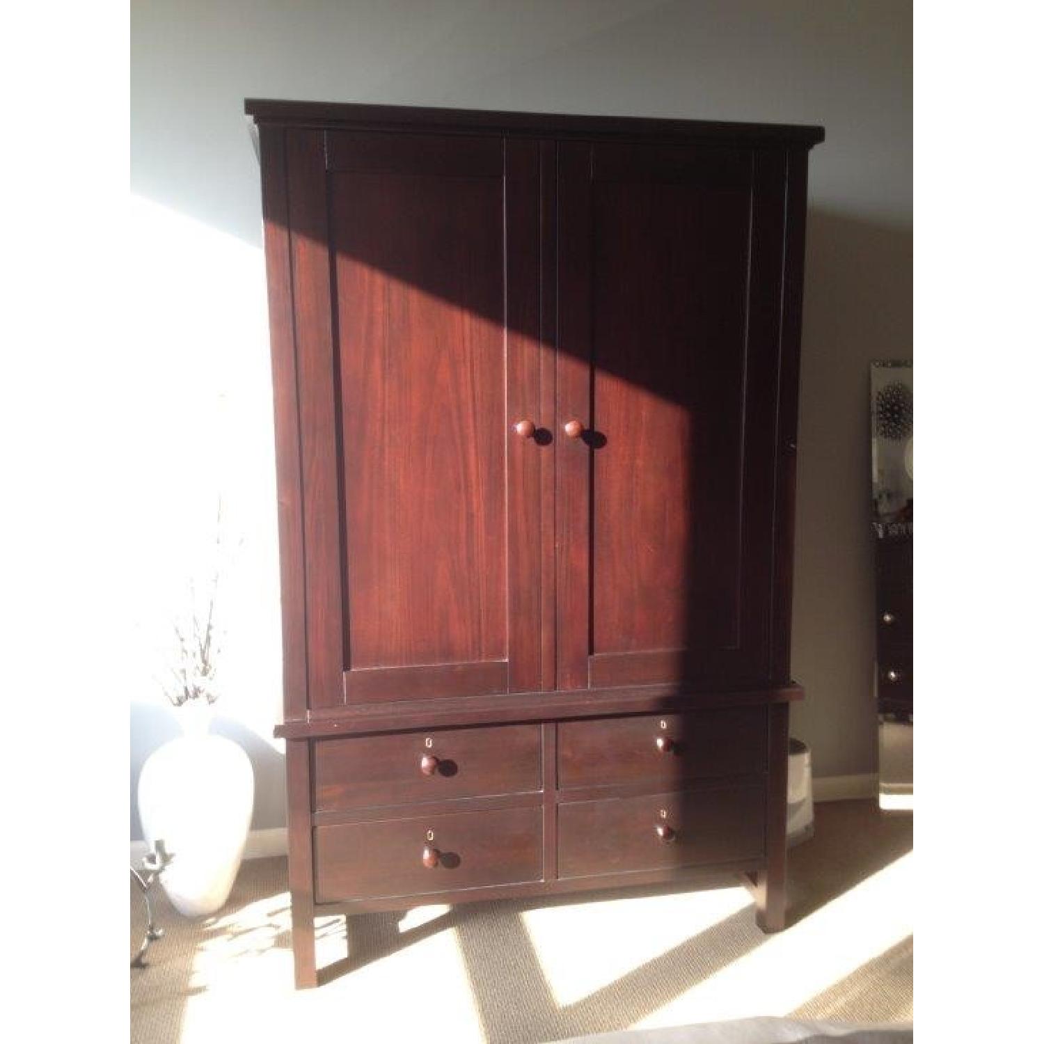 Pottery Barn Farmhouse Collection Armoire - AptDeco
