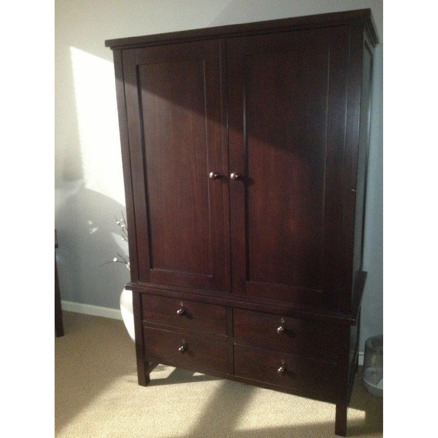 Pottery Barn Farmhouse Collection Armoire - AptDeco