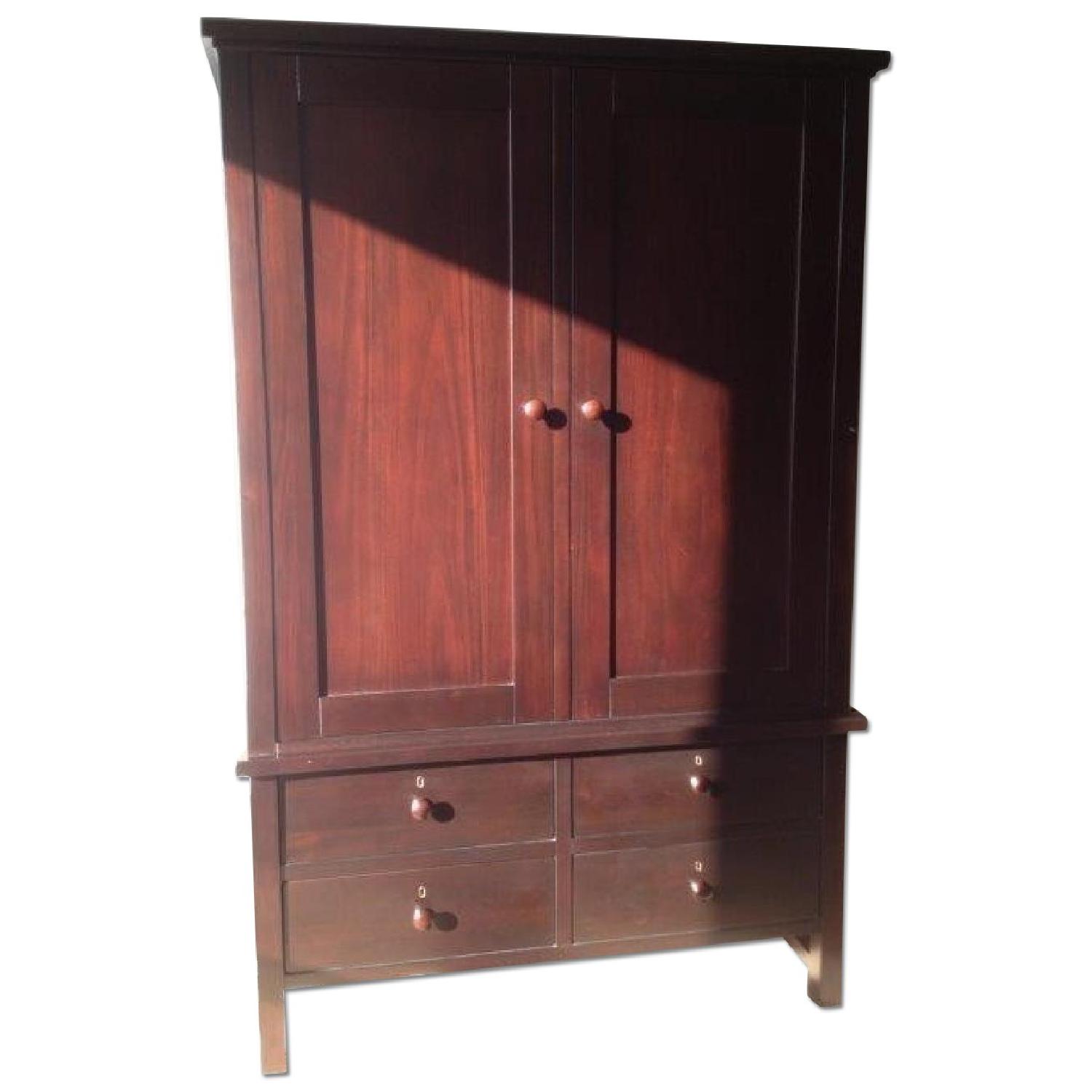 Pottery Barn Farmhouse Collection Armoire - AptDeco