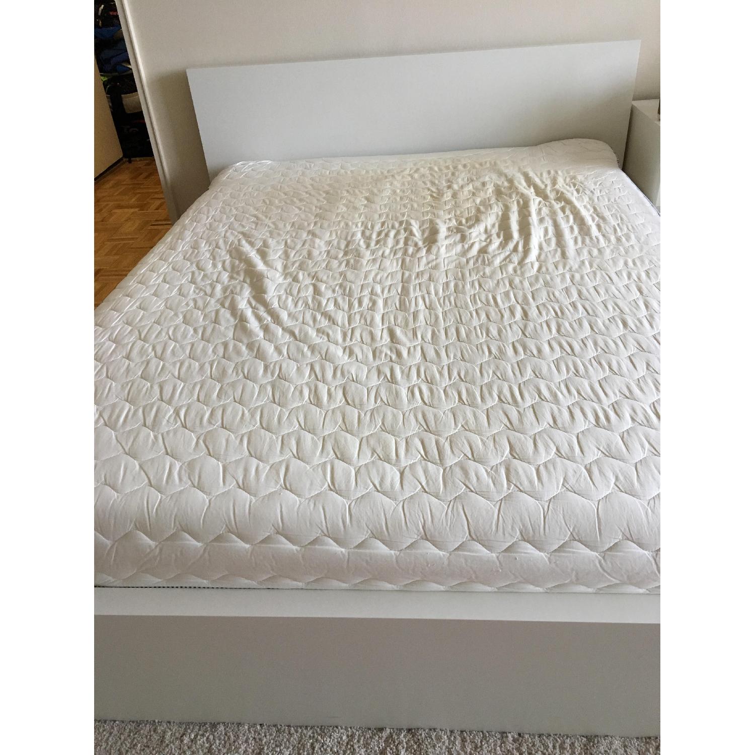 Ikea Malm Queen Size Low Bed Frame - AptDeco