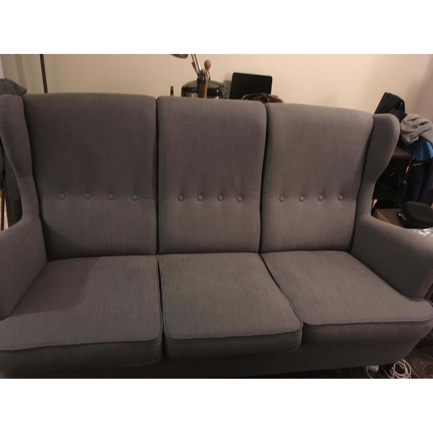 Ikea Strandmon 3-Seat Wing Back Sofa - AptDeco